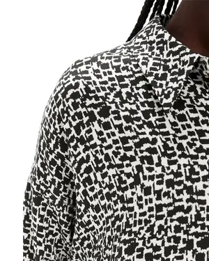Whistles Helena Scratch Print Dress
