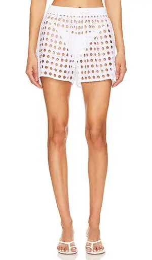 Solid & Striped Charlie Short In White