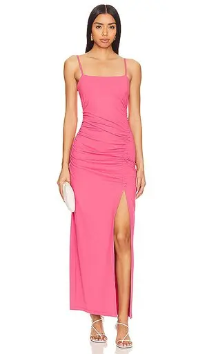 Susana Monaco Ruched Jersey Maxi Dress