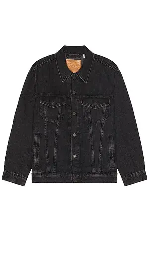 LEVI'S Relaxed Fit Trucker Jacket In Black