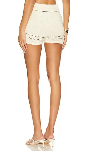 Tularosa Marisol Crochet Knit Mini Shorts
