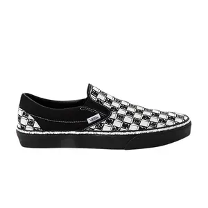 VANS Classic Slip-on 'sketch Checkerboard - Black