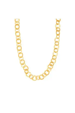 KENNETH JAY LANE Satin Open Ring Necklace