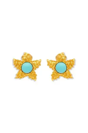 KENNETH JAY LANE Starfish Clip Earrings - Gold