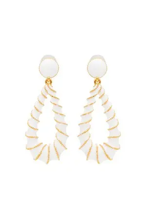 KENNETH JAY LANE Plated Teardrop Earrings