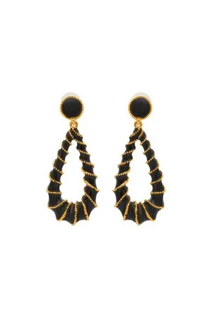 KENNETH JAY LANE Plated Teardrop Earrings