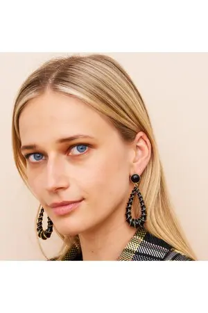 KENNETH JAY LANE Plated Teardrop Earrings