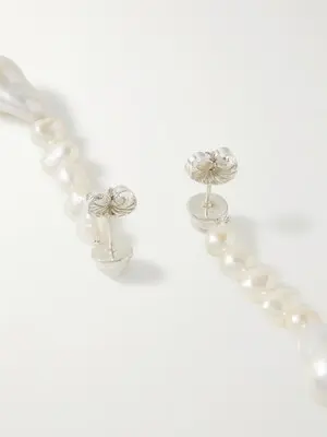 Agmes Emmanuel Recycled Pearl Drop Earrings