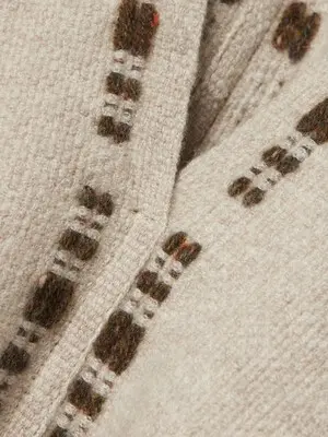 Loro Piana Frayed Cashmere And Silk-blend Poncho