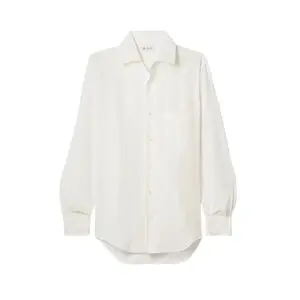 Loro Piana Embroidered Silk-satin Shirt