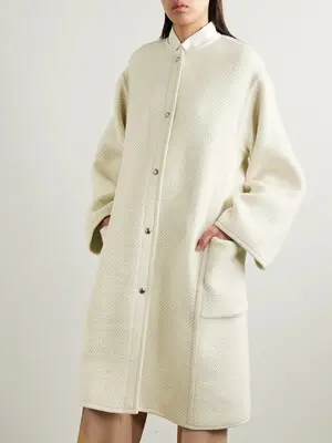 Loro Piana Silk, Wool, Cashmere, And Linen-blend Coat