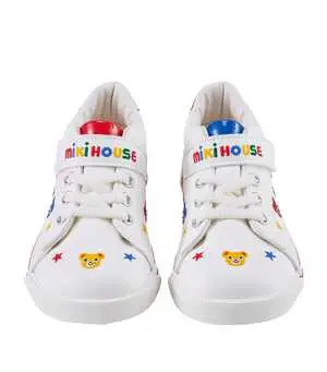 MIKI HOUSE Logo-strap Sneakers