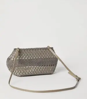 Brunello Cucinelli Cotton-blend Monili Clutch Bag