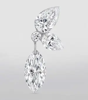 MARIA TASH Grand Marquise Pear Diamond Echo Earring
