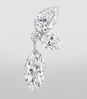MARIA TASH Grand Marquise Pear Diamond Echo Earring