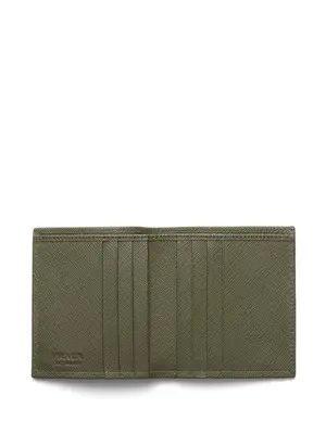 Prada Saffiano-leather Logo-plaque Wallet