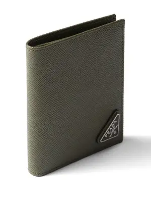 Prada Saffiano-leather Logo-plaque Wallet