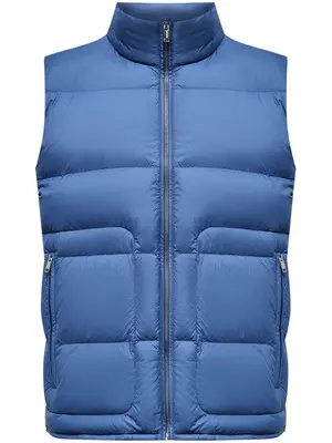 12 STOREEZ Packable Padded Vest - Blue