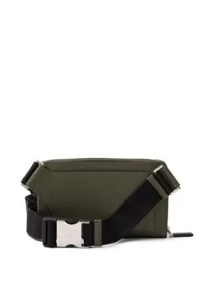 Prada Leather Belt Bag - Green