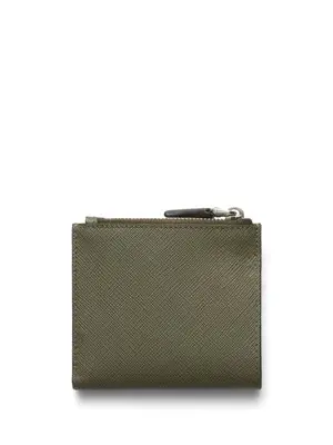 Prada Small Saffiano Leather Wallet - Green