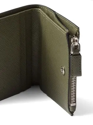 Prada Small Saffiano Leather Wallet - Green
