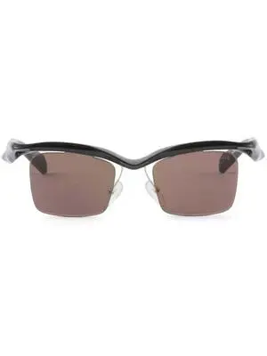 Prada Geometric Sunglasses - Black