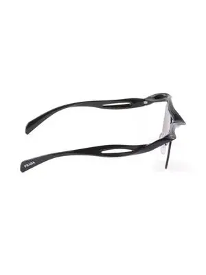 Prada Geometric Sunglasses - Black