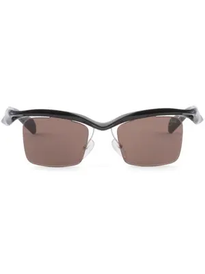 Prada Prada Eyewear Geometric Sunglasses Brown