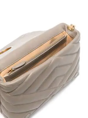 Pinko Classic Love Click Puff Crossbody Bag - Grey