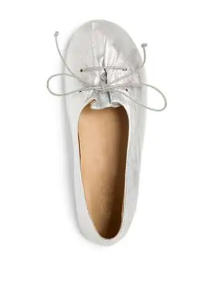 Marsèll Metallic Leather Ballerinas