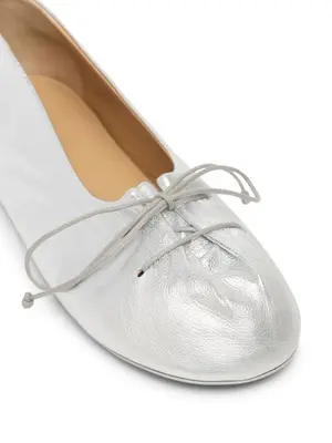 Marsèll Metallic Leather Ballerinas