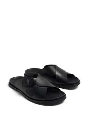 BARRETT Criss-cross Leather Slides