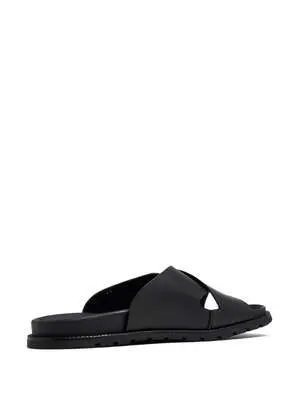 BARRETT Criss-cross Leather Slides