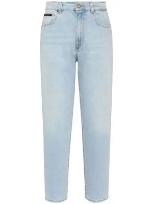 Philipp Plein High-rise Straight-leg Jeans