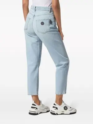Philipp Plein High-rise Straight-leg Jeans