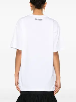 Moschino Slogan-print Cotton T-shirt