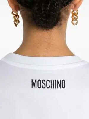Moschino Slogan-print Cotton T-shirt