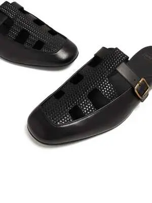 BARRETT Cut-out Leather Mules