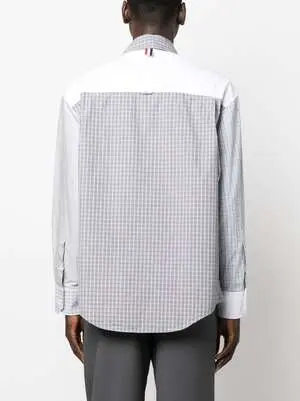 Thom Browne 4-bar Long-sleeve Shirt - White