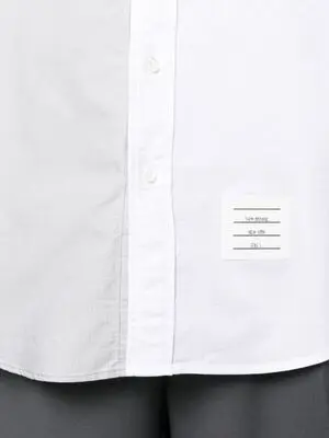 Thom Browne 4-bar Long-sleeve Shirt - White