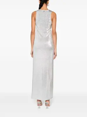 Rabanne Metallic-finish Sleeveless Maxi Dress