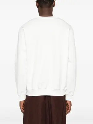 Casablanca Tennis Club Crewneck Sweatshirt - White