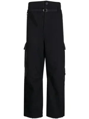 Comme Des Garçons Cargo-pocket Cotton-blend Wide-leg Trousers