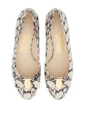 FERRAGAMO Vara 30mm Leather Pumps