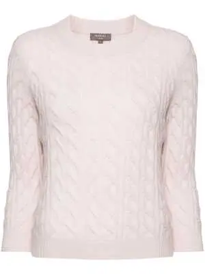 N.peal Cable-knit Jumper - Pink