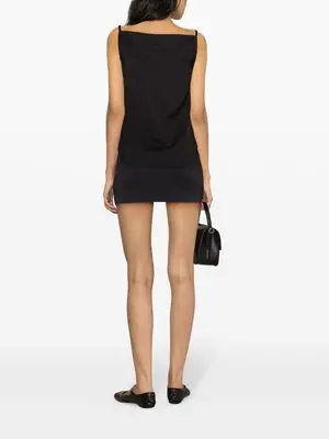 Loulou De Saison Loulou Studio Mihant Square-neck Twill Top - Black
