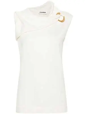 Jil Sander Round Neck Tops