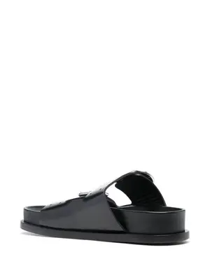 JIL SANDER Buckled Leather Sandals