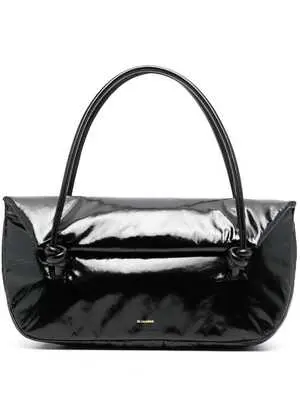 JIL SANDER Patent Leather Tote