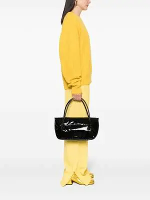 JIL SANDER Patent Leather Tote
